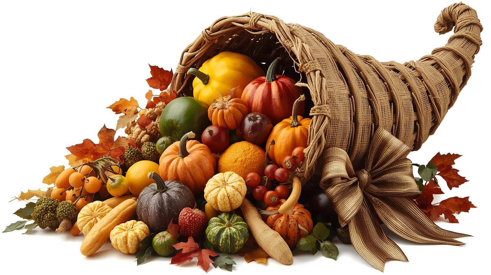 Elegant Cornucopia Centerpiece - Thanksgiving Craft Tutorial | Holiday ...